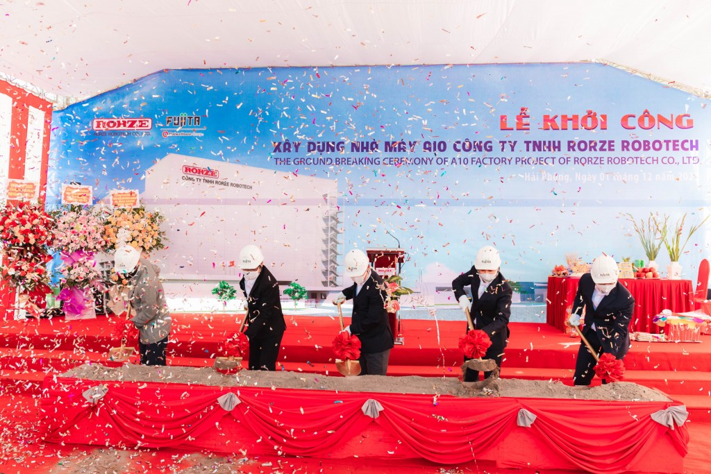 Ground-breaking Ceremony of A10 factory | RORZE ROBOTECH CO.,LTD.